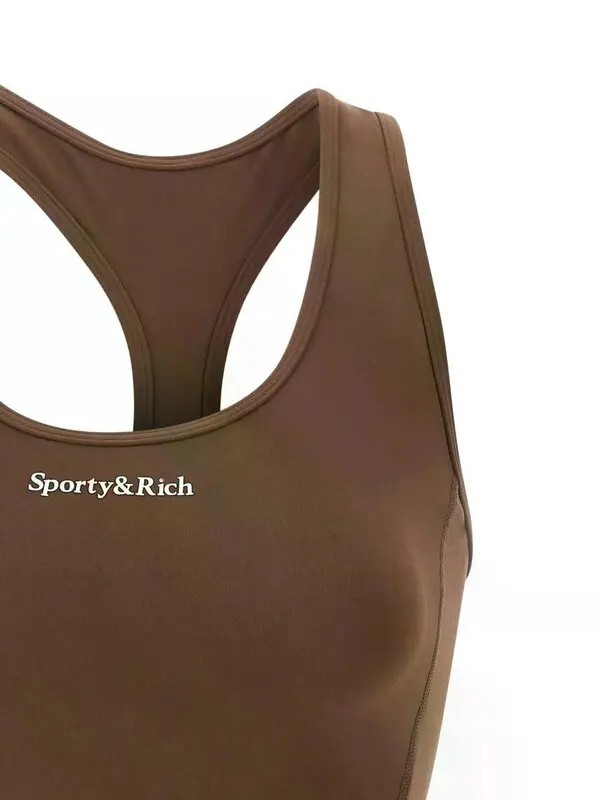 SPORTY & RICH Racerback Cropped Top