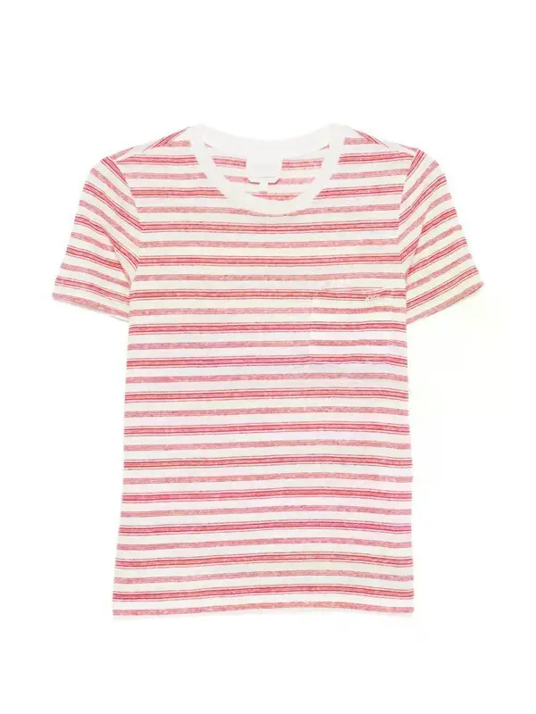 A.p.c. Striped Pocket T-shirt