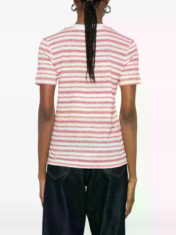 A.p.c. Striped Pocket T-shirt