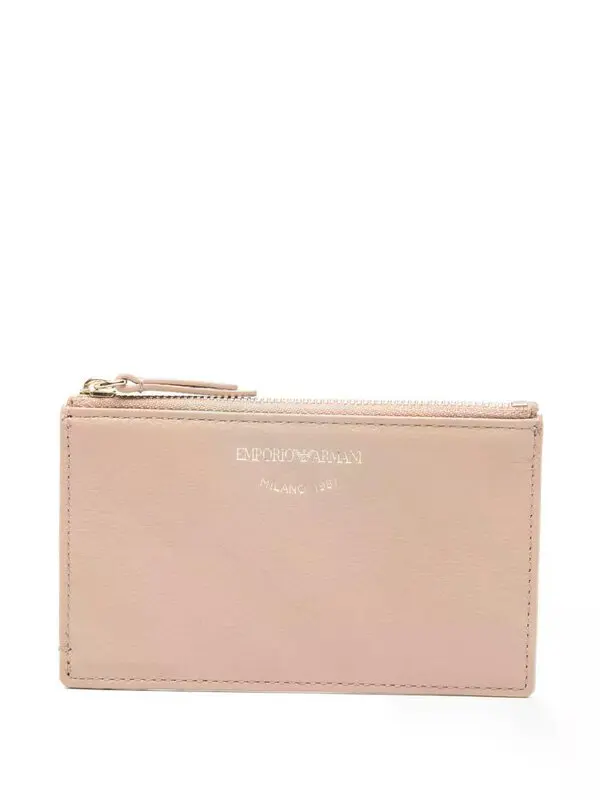 Emporio Armani Zip Wallet - Neutrals