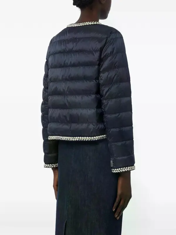 Max Mara Embellished-trim Padded Jacket