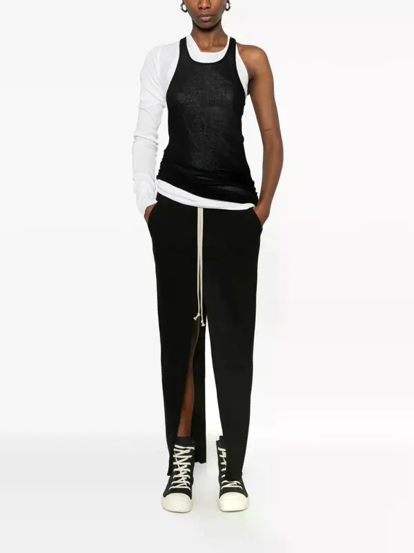 Rick Owens Sliced Pillar Maxi Skirt - Black