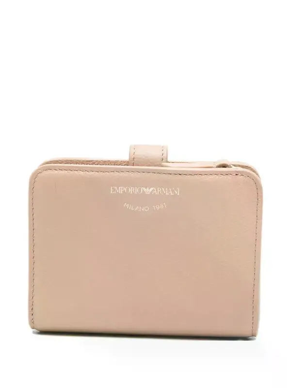 Emporio Armani Leather Wallet - Pink