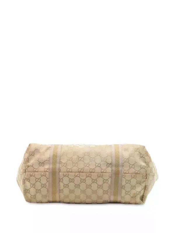 Gucci Gg Canvas Jolicoeur Tote Bag - Brown