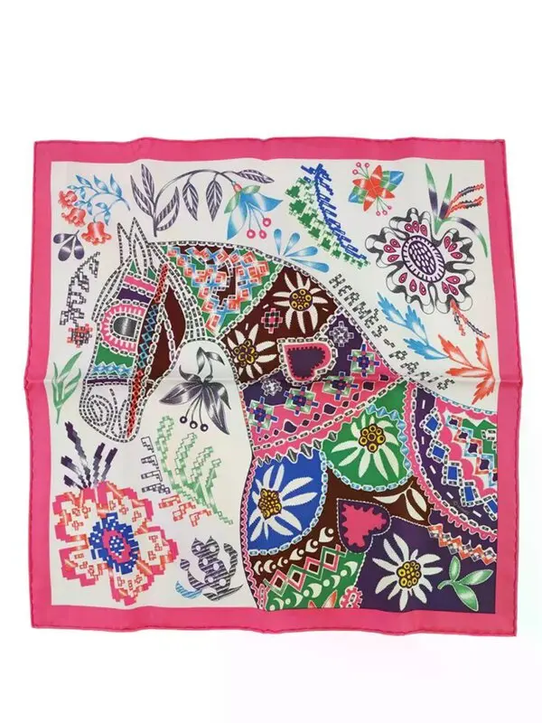 Hermès 2000-2025 En Attendant Ulysse Gavroche Silk Scarf Scarves - Multicolour