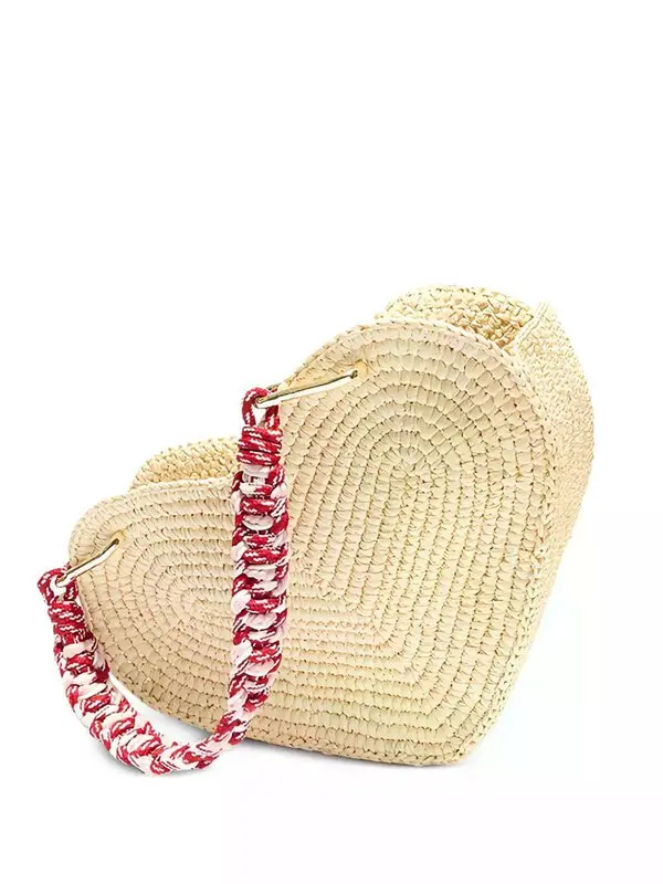 MAISON MICHEL Nina Raffia Tote Bag