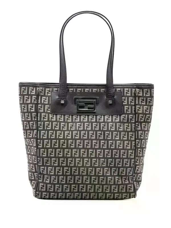 Fendi Zucchino Canvas Tote Bag