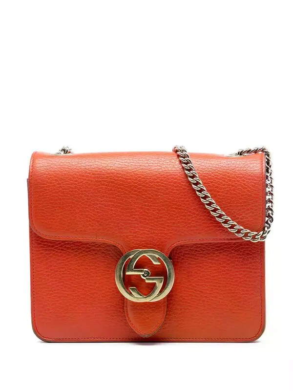 Gucci Interlocking G Crossbody Bag - Orange
