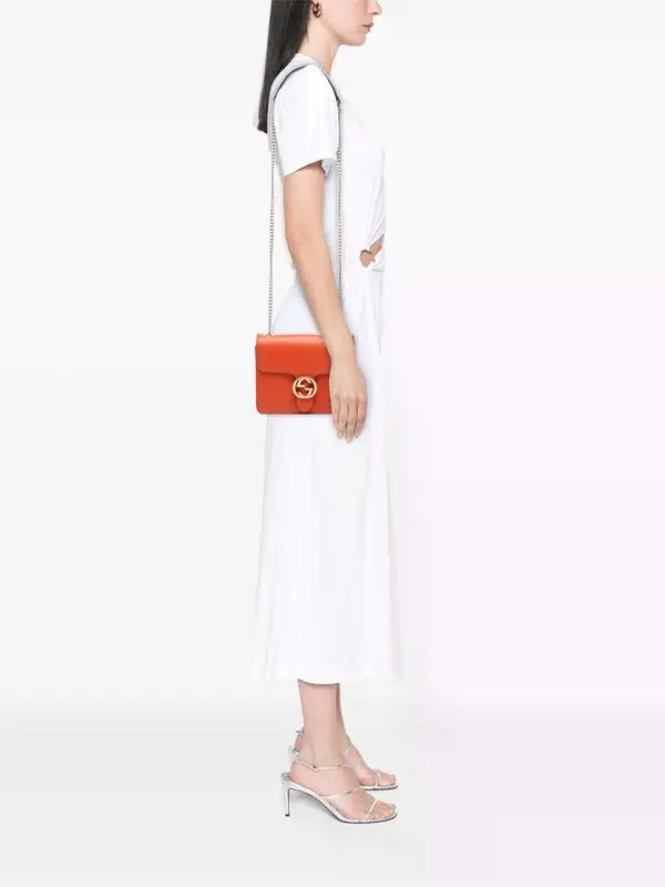 Gucci Interlocking G Crossbody Bag - Orange