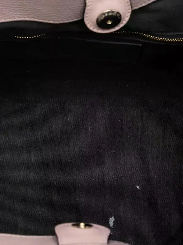 Burberry Leather And House Check Canvas Canterbury Tote Bag