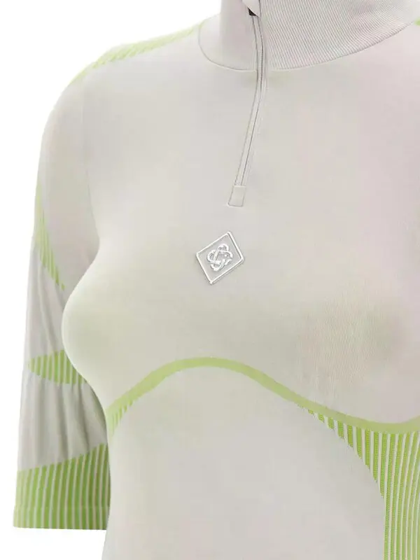 Casablanca Half-zip Logo-detail Top