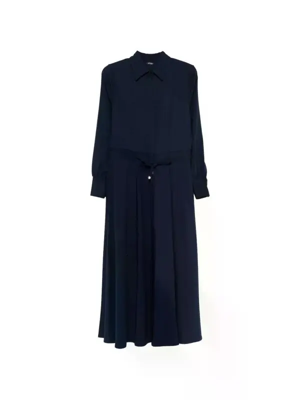 Kiton Polo-collar Maxi Dress
