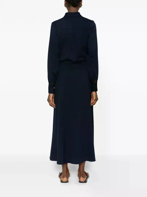 Kiton Polo-collar Maxi Dress