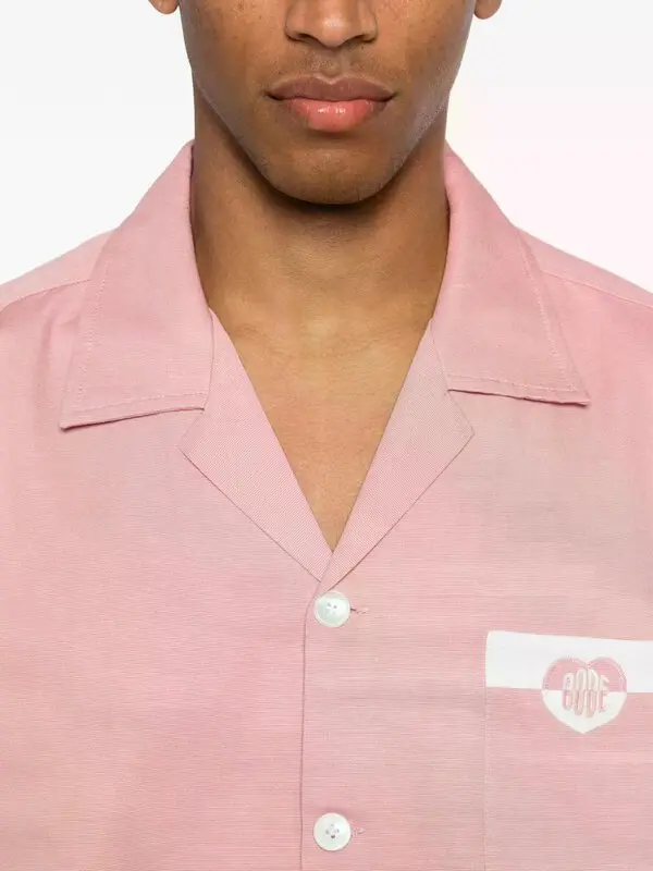 BODE Camp-collar Pocket Shirt