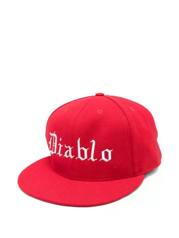 WILLY CHAVARRIA Diablo Embroidered Cap - Red