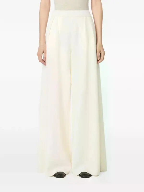 Max Mara Pleated Wide-leg Trousers