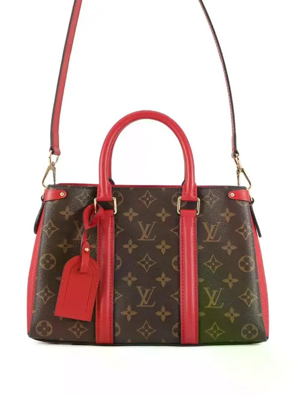 LOUIS VUITTON 2019 Monogram Soufflot Bb Satchel - Brown