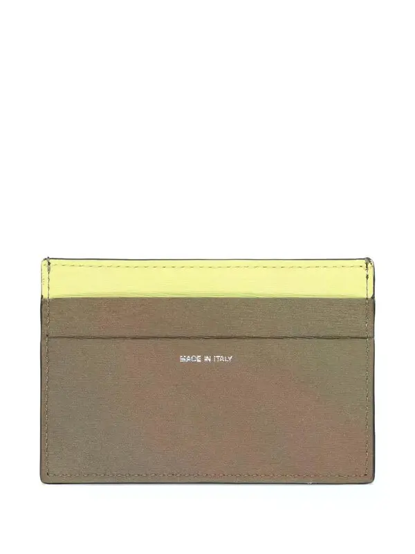 Paul Smith Colourblock Leather Card Holder - Black