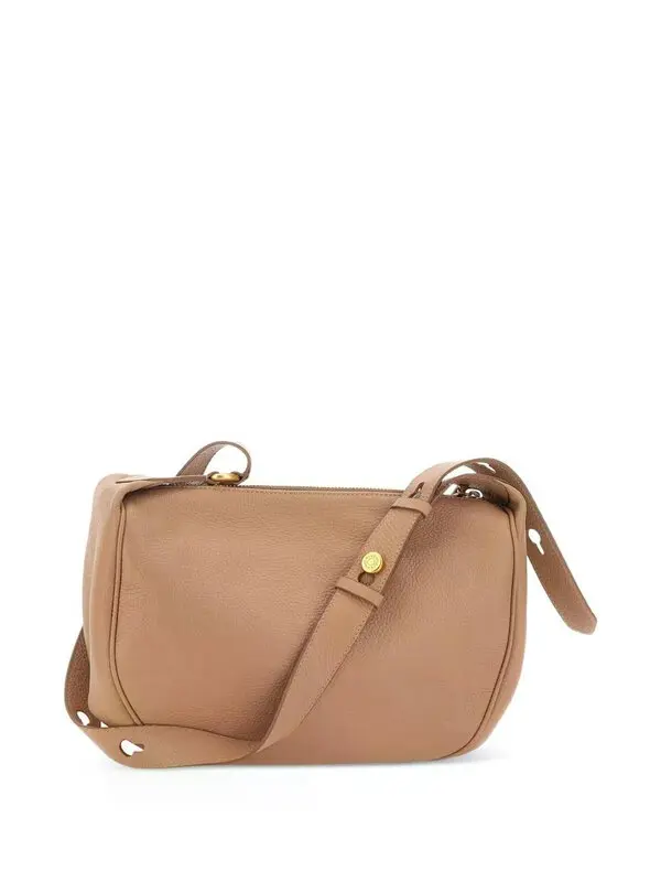 GIANNI CHIARINI Charlotte Hammered Zip Shoulder Bag