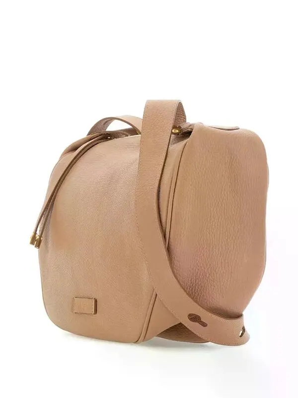 GIANNI CHIARINI Charlotte Hammered Zip Shoulder Bag
