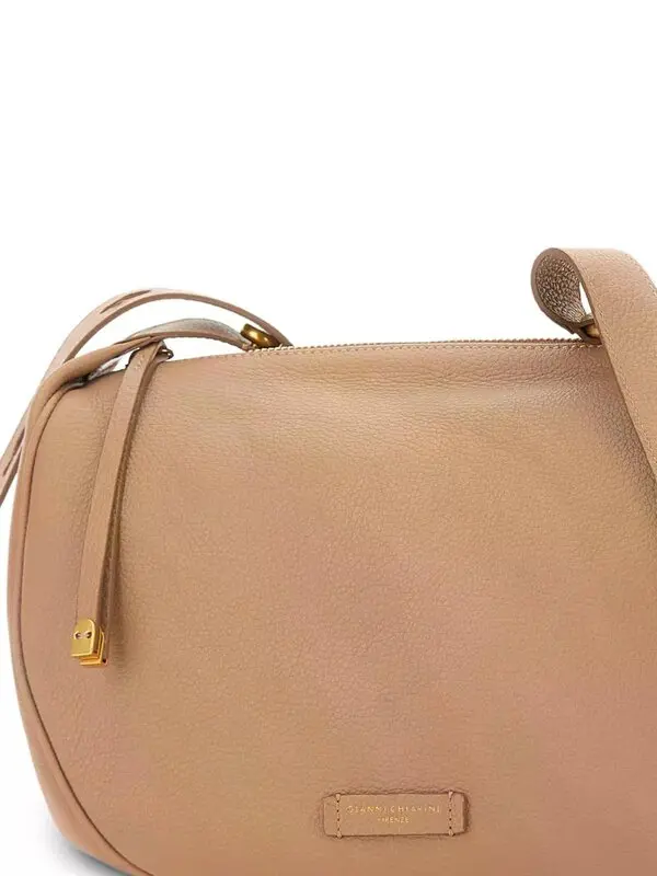 GIANNI CHIARINI Charlotte Hammered Zip Shoulder Bag