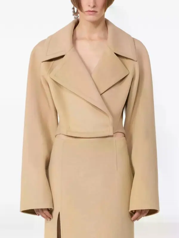 Sportmax Oversized-lapel Cropped Jacket