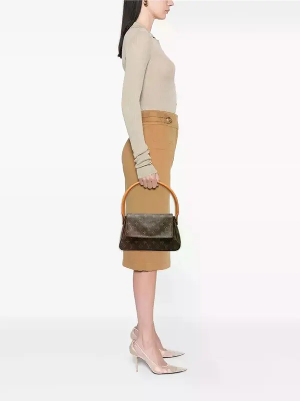 LOUIS VUITTON 2002 Monogram Mini Looping Shoulder Bag