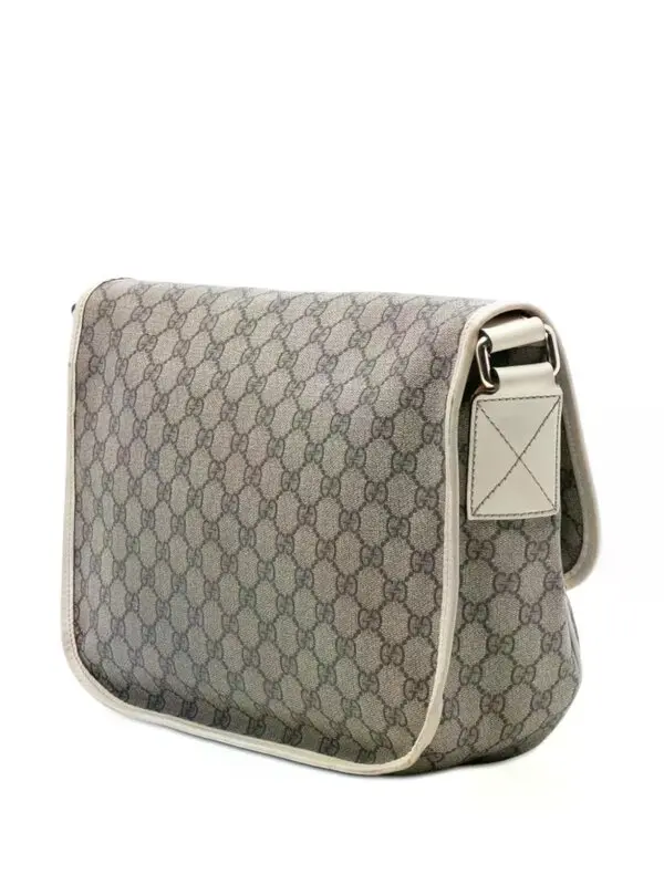 Gucci Gg Supreme Crossbody Bag - Brown