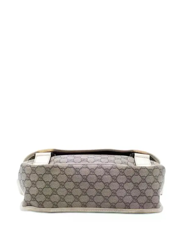 Gucci Gg Supreme Crossbody Bag - Brown