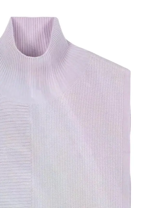 Eric Bompard Ottoman Ribbed Knit Top