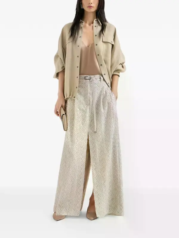Brunello Cucinelli Maxi Skirt - Neutrals