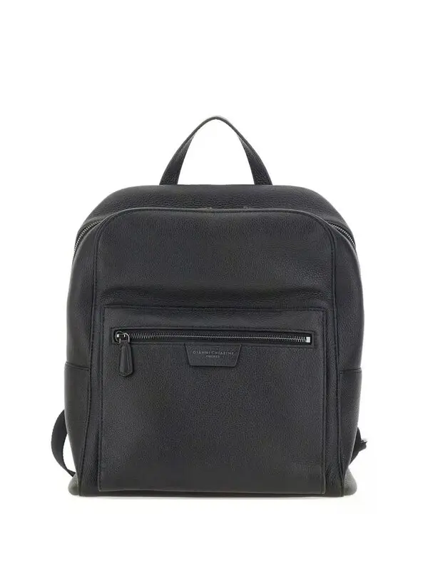 GIANNI CHIARINI Florence Zip Leather Backpack