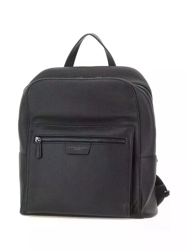GIANNI CHIARINI Florence Zip Leather Backpack