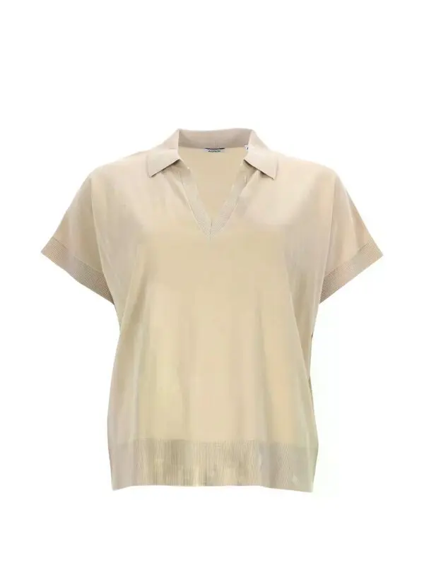Aspesi Wingtip-collar T-shirt - Neutrals