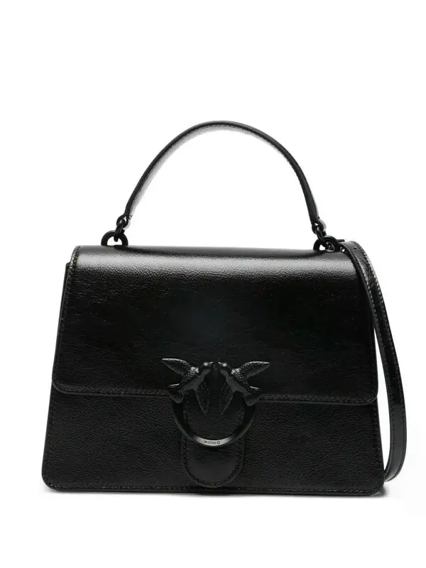 Pinko Love One Logo-plaque Tote - Black