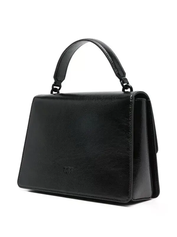 Pinko Love One Logo-plaque Tote - Black