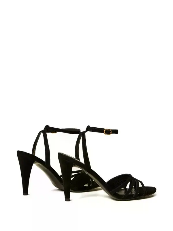 TWINSET Suede Buckle-strap Sandals
