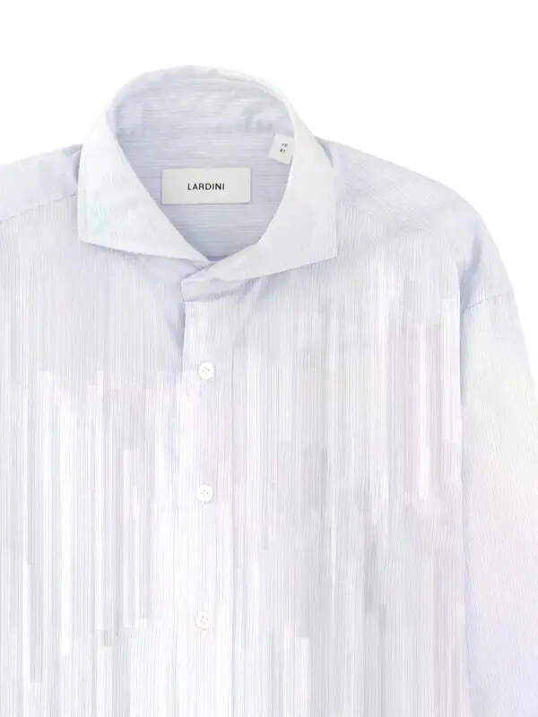 LARDINI Long-sleeved Striped Shirt