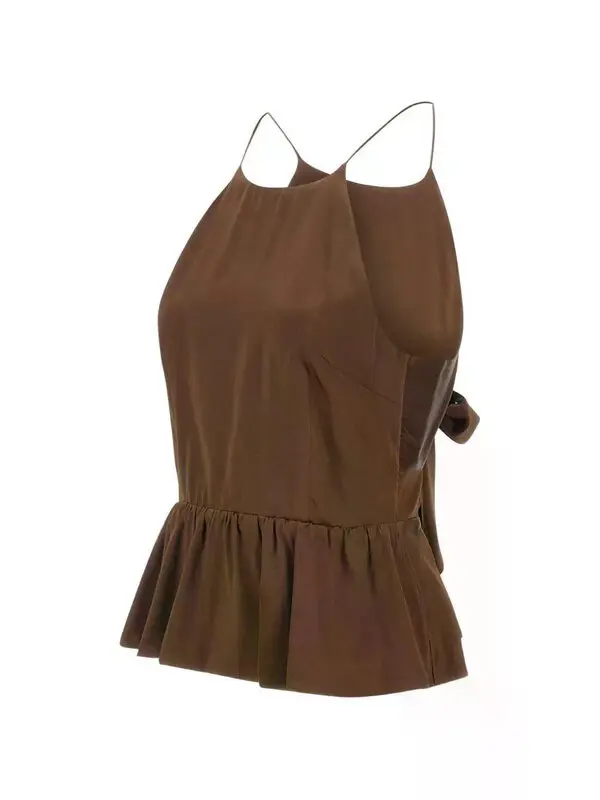 THE GARMENT Halterneck Peplum Top