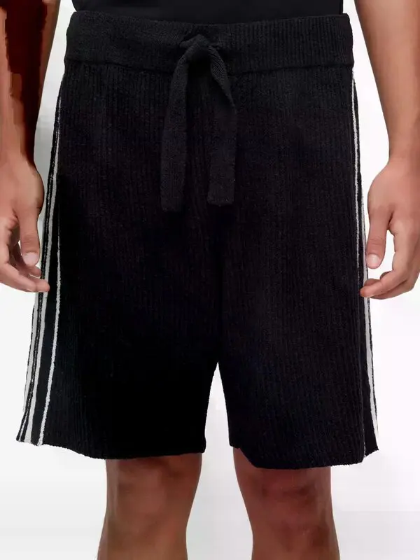OSKLEN Ribbed Side-stripe Shorts