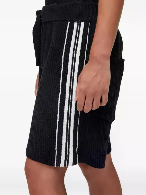 OSKLEN Ribbed Side-stripe Shorts
