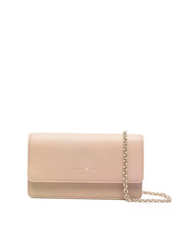 Emporio Armani Chain Leather Clutch
