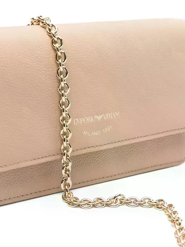 Emporio Armani Chain Leather Clutch