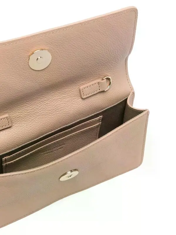 Emporio Armani Chain Leather Clutch