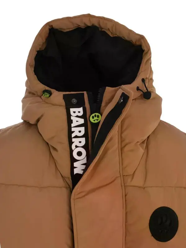 BARROW Hooded Puffer Gilet - Neutrals