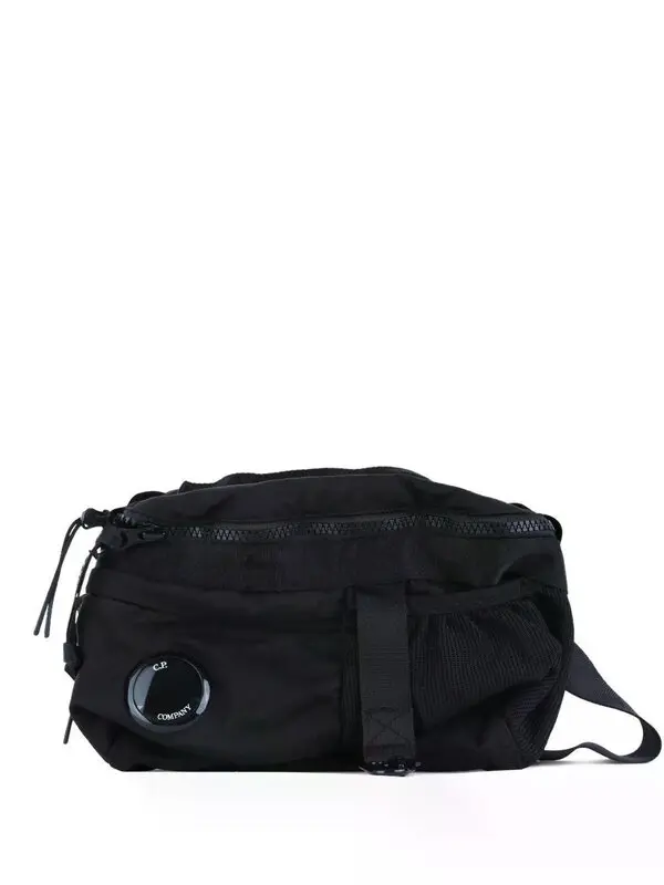 C.P. COMPANY Zip-up Belt Bag - Black