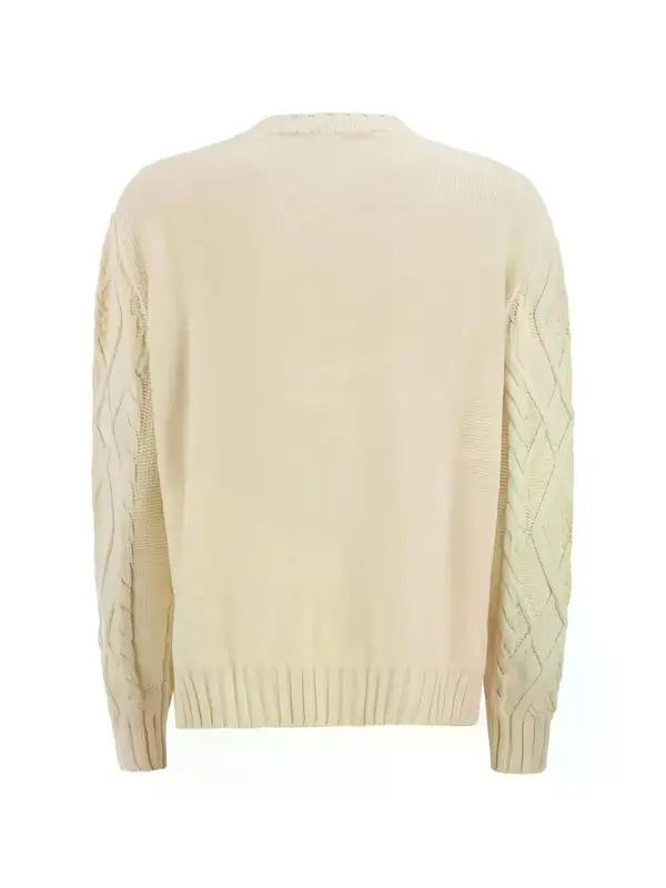 Max Mara Cable-knit Crew-neck Sweater