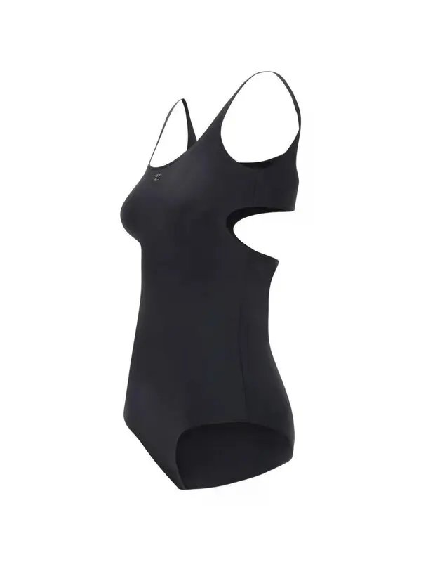 COURREGES Cut-out Logo Swimsuit