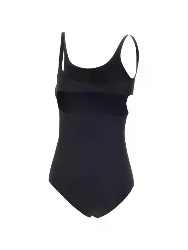 COURREGES Cut-out Logo Swimsuit
