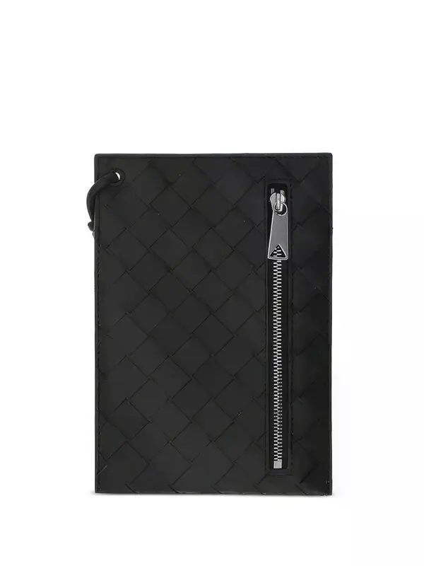 Bottega Veneta 2024 Intrecciato Leather Card Holder